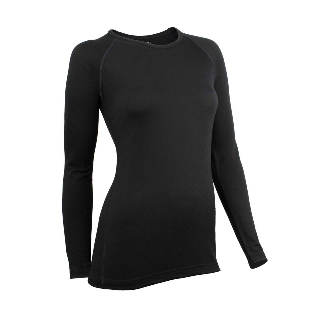 Womens 100% Merino Wool Base Layer Tops - Wilderness Wear